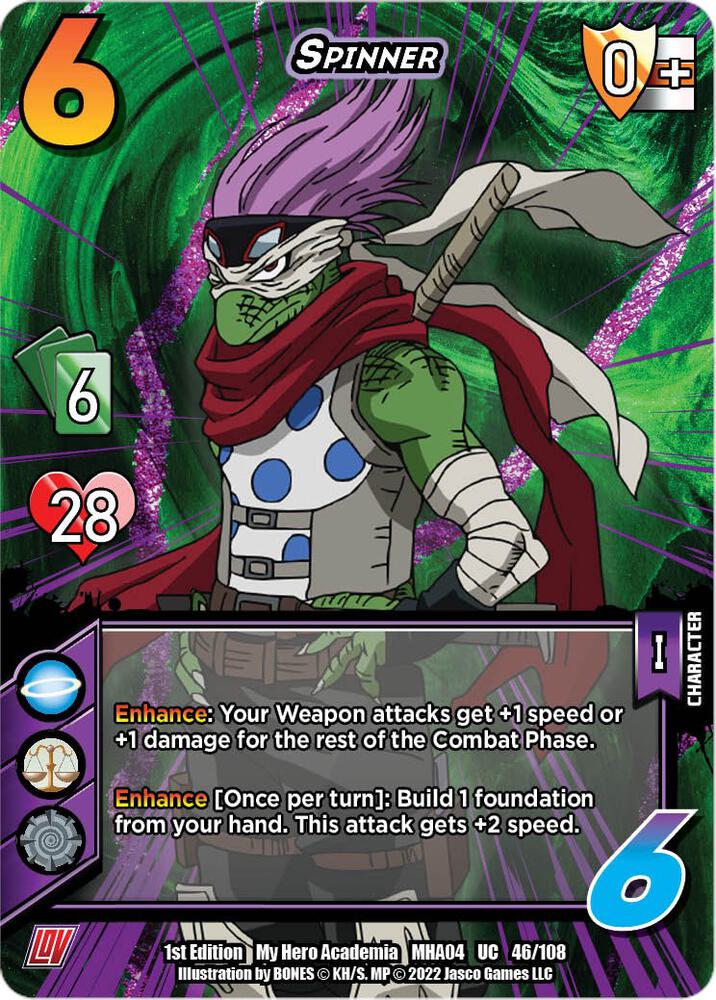 Spinner - UniVersus: My Hero Academia: League of Villains - UniVersus ...