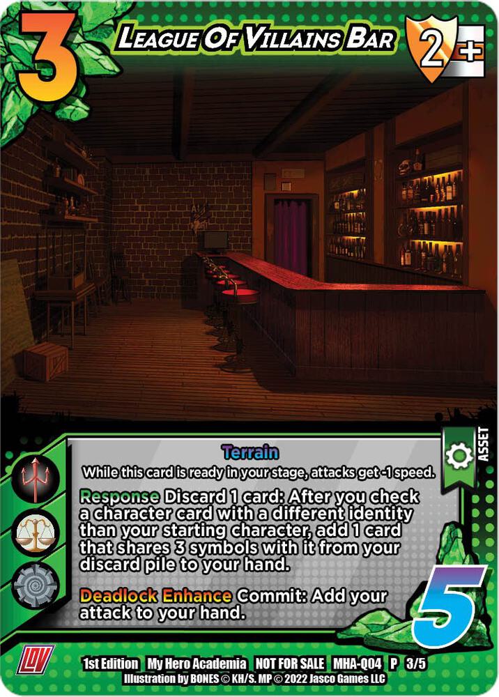 League of Villains Bar (Quirk Pack 4) - UniVersus: My Hero Academia ...