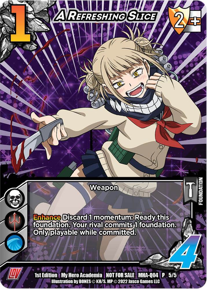 A Refreshing Slice (Quirk Pack 4) - UniVersus: My Hero Academia Promo Cards - UniVersus ...