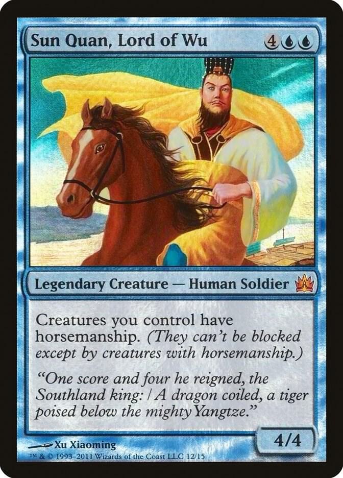 Sun Quan, Lord of Wu - From the Vault: Legends - Magic: The Gathering ...