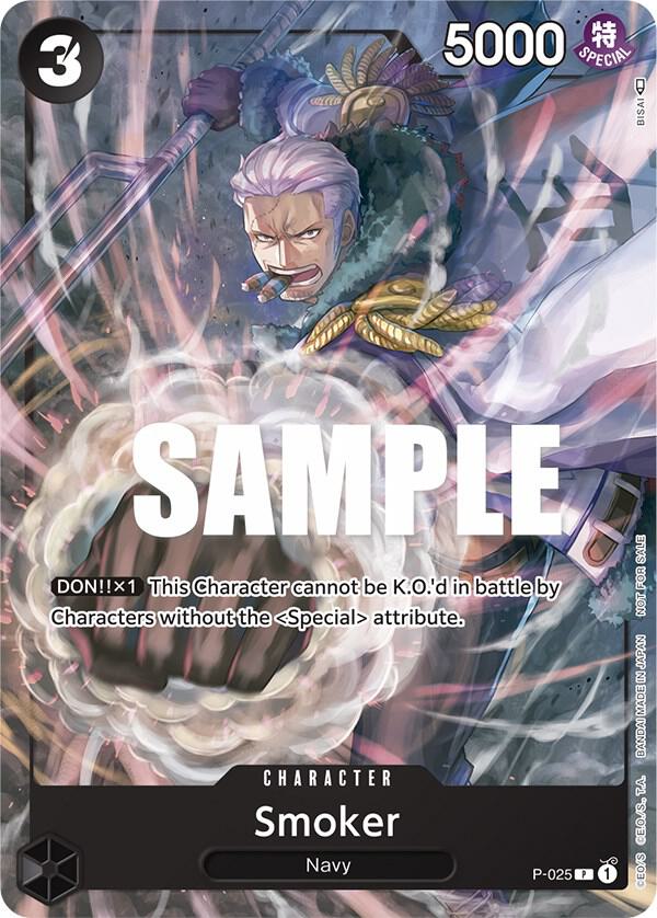 Smoker (Pre-Release) - One Piece Promotion Cards - One Piece Card Game ...