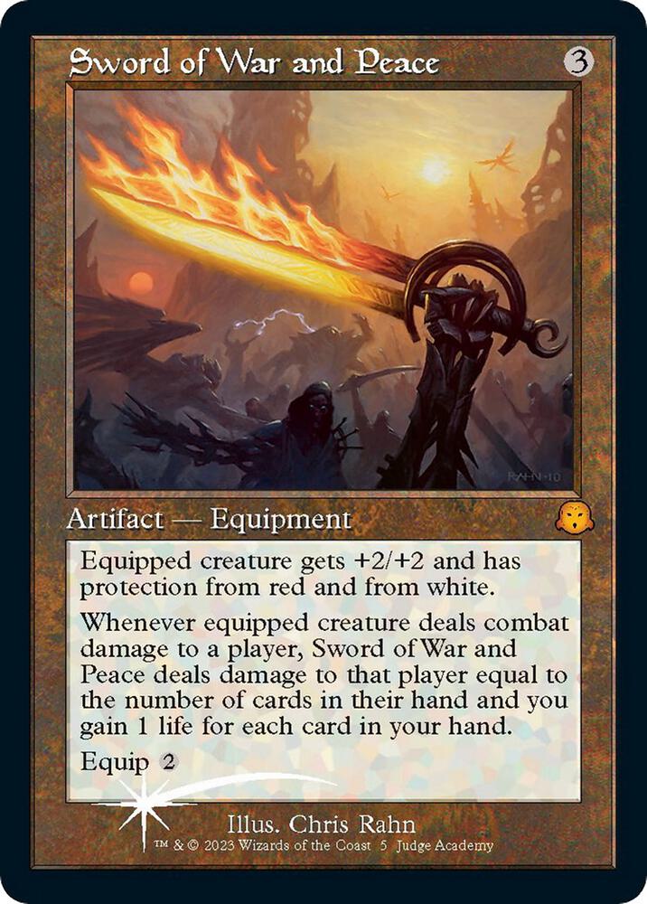 Sword of War and Peace - Judge Promos - Magic: The Gathering ...