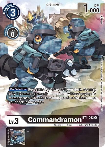 Commandramon (Alternate Art) - Dimensional Phase - Digimon Card Game ...