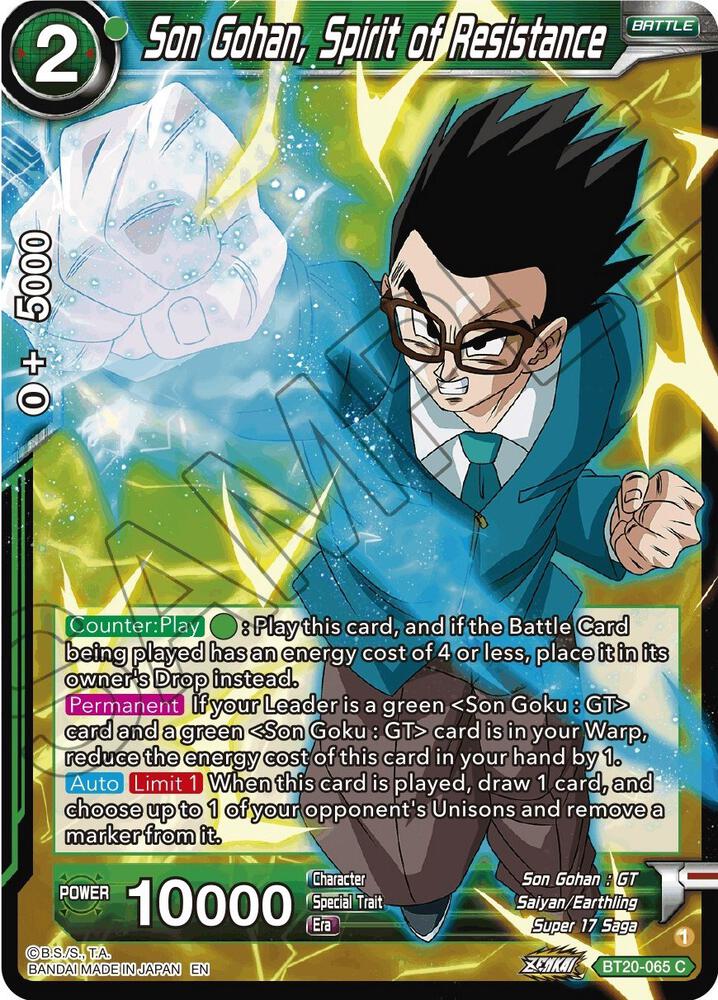 Son Gohan, Spirit of Resistance - Power Absorbed - Dragon Ball Super ...