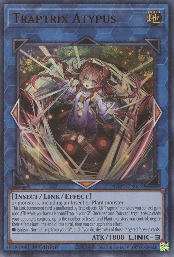 Traptrix Atypus - Structure Deck: Beware of Traptrix - YuGiOh ...