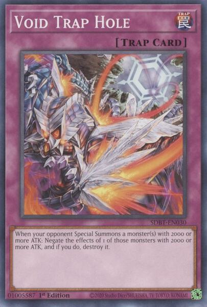 Void Trap Hole - Structure Deck: Beware of Traptrix - YuGiOh ...