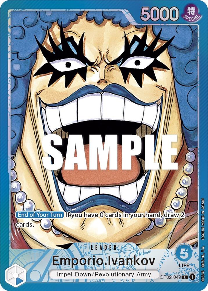 Emporio.Ivankov (049) (Alternate Art) - Paramount War - One Piece Card ...