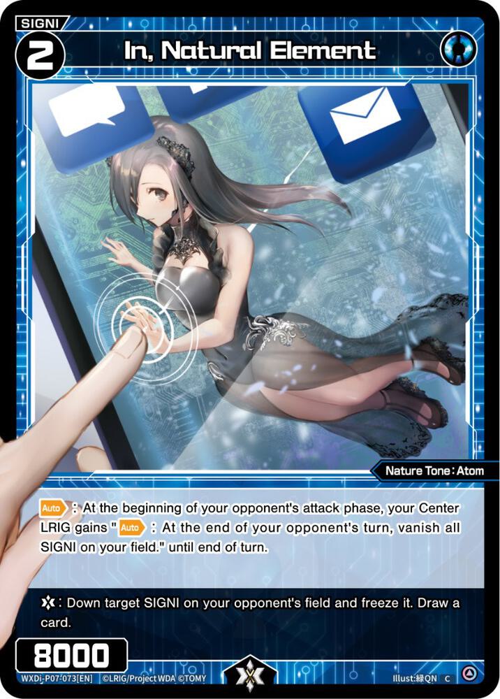 In, Natural Element - Welcome Back Diva -Lostorage- - WIXOSS - TCGplayer.com