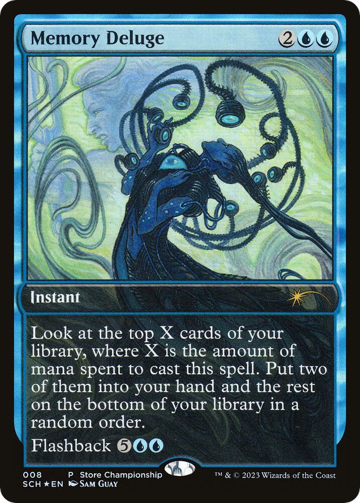 Memory Deluge - Game Day & Store Championship Promos - Magic: The ...