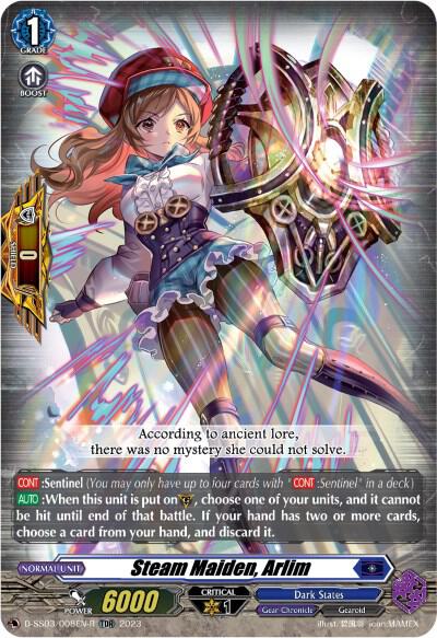 Steam Maiden, Arlim (TDR) - D-SS03: Stride Deckset -Chronojet- - Cardfight Vanguard - TCGplayer.com