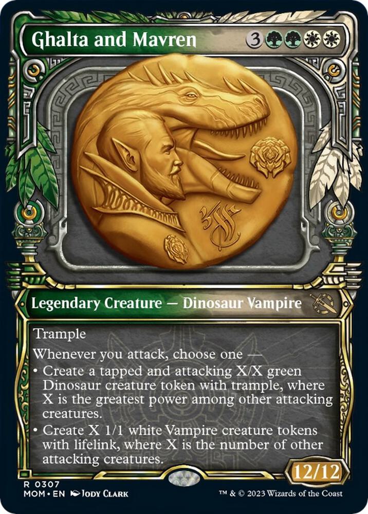 Ghalta and Mavren (Showcase) - March of the Machine - Magic: The ...