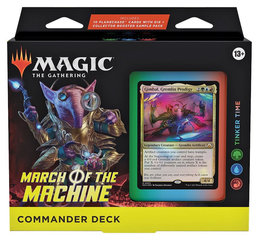 March of the Machine Commander Deck - Tinker Time - Commander: March of the Machine - Magic: The ...