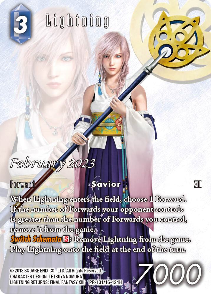 Lightning (February 2023) - FF: Promo Cards - Final Fantasy TCG ...