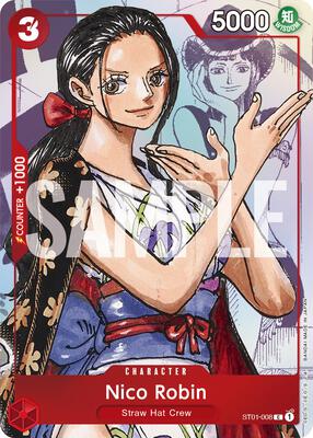 Nico Robin - ST01-008 (Alternate Art) - One Piece Promotion Cards - One ...