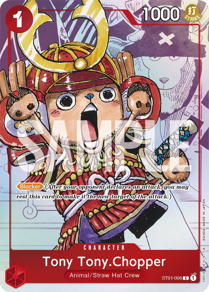 Tony Tony.Chopper - ST01-006 (Alternate Art) - One Piece Promotion Cards - One Piece Card Game ...