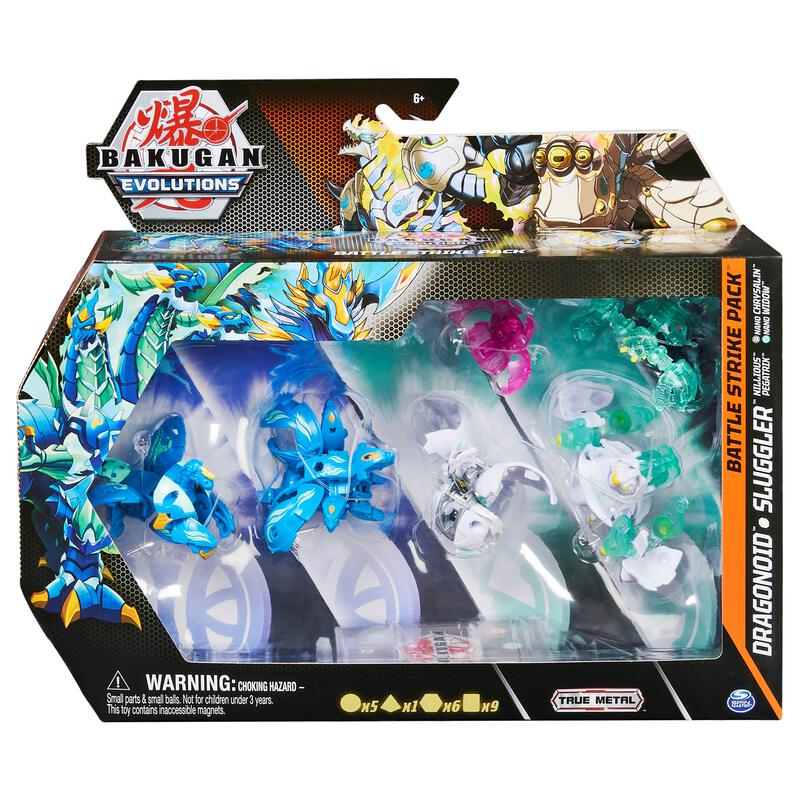 Bakugan Battle Strike Pack - Haos Platinum Dragonoid Haos Sluggler ...