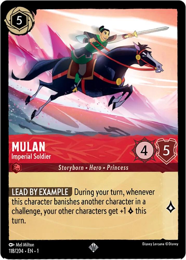 Mulan - Imperial Soldier - The First Chapter - Disney Lorcana - TCGplayer.com