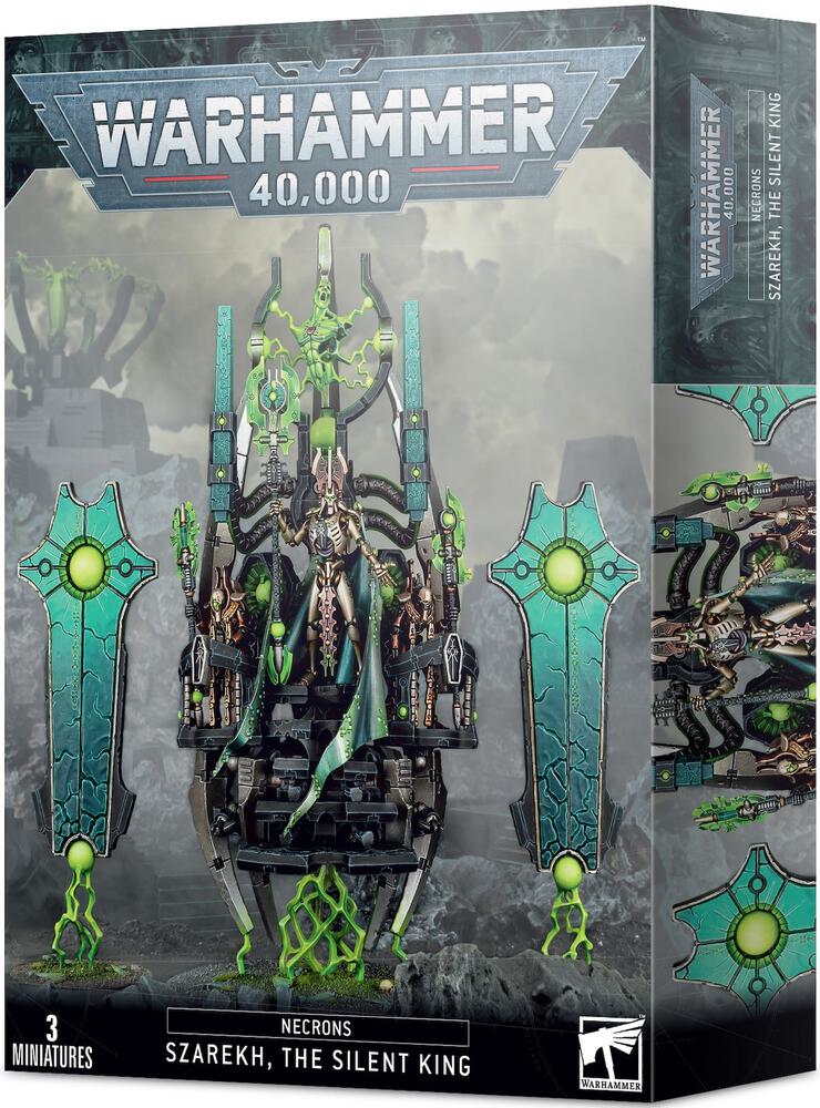 Warhammer 40K - Necrons: Szarekh, the Silent King - Warhammer Plastic ...