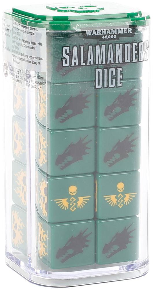 Warhammer: 40K - Space Marines: Salamanders Dice (20 - Pack ...