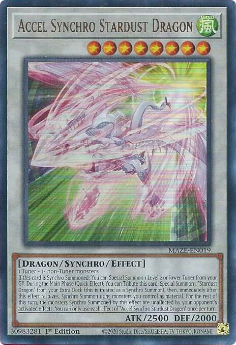 Accel Synchro Stardust Dragon - Maze of Memories - YuGiOh - TCGplayer.com