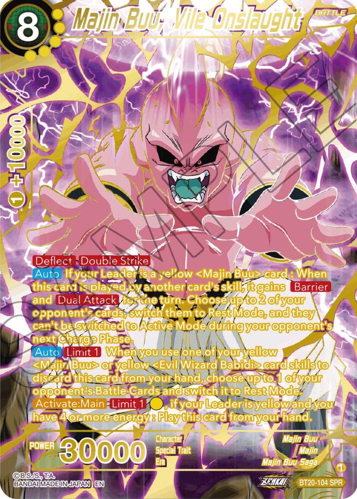 Majin Buu, Vile Onslaught (SPR) - Power Absorbed - Dragon Ball Super ...