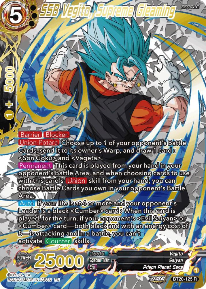 Vegito, Unexpected Separation (Gold-Stamped) - Power Absorbed - Dragon ...
