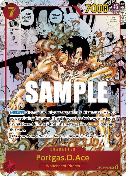 Portgas.D.Ace (Parallel) (Manga) (Alternate Art) - Paramount War - One ...