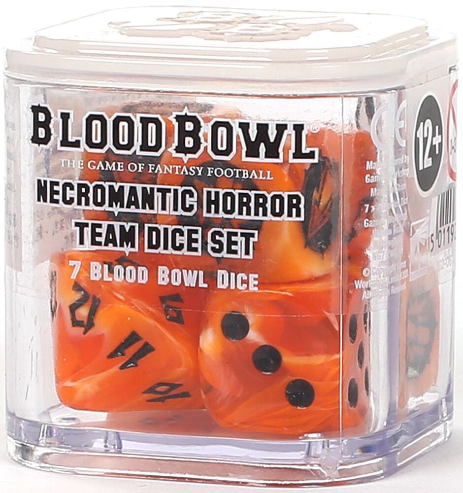 Blood Bowl: Necromantic Horror Team Dice Set (7-Pack) - Warhammer Game ...
