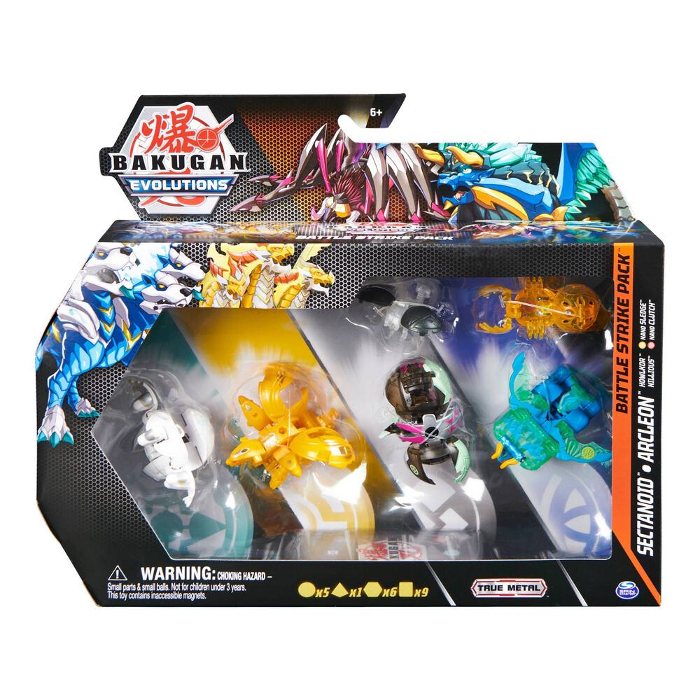 Bakugan Battle Strike Pack - Darkus Sectanoid Aquos Arcleon ...