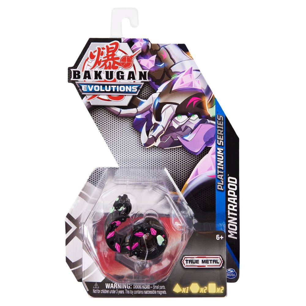 Platinum Series Bakugan Single Pack - Darkus Platinum Montrapod ...