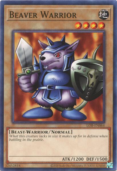 Beaver Warrior - Legend of Blue Eyes White Dragon (25th Anniversary ...
