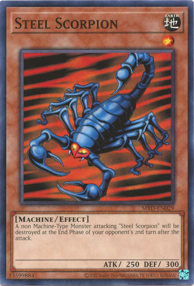 Steel Scorpion - Metal Raiders (25th Anniversary Edition) - YuGiOh ...