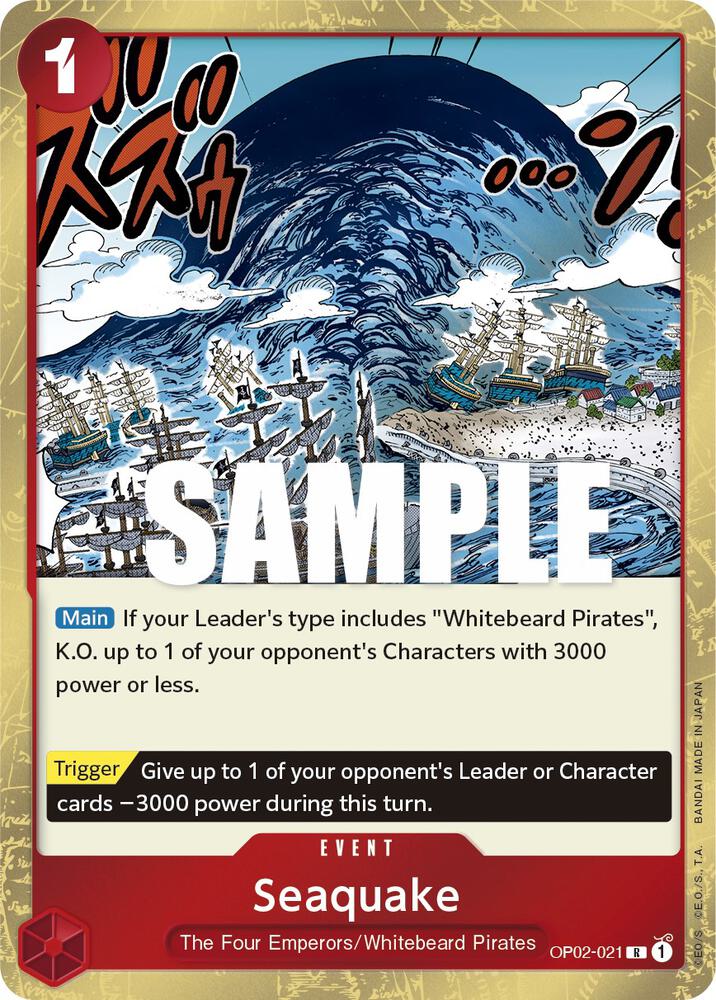 Whitebeard Pirates - Paramount War - One Piece Card Game - Tcgplayer.com