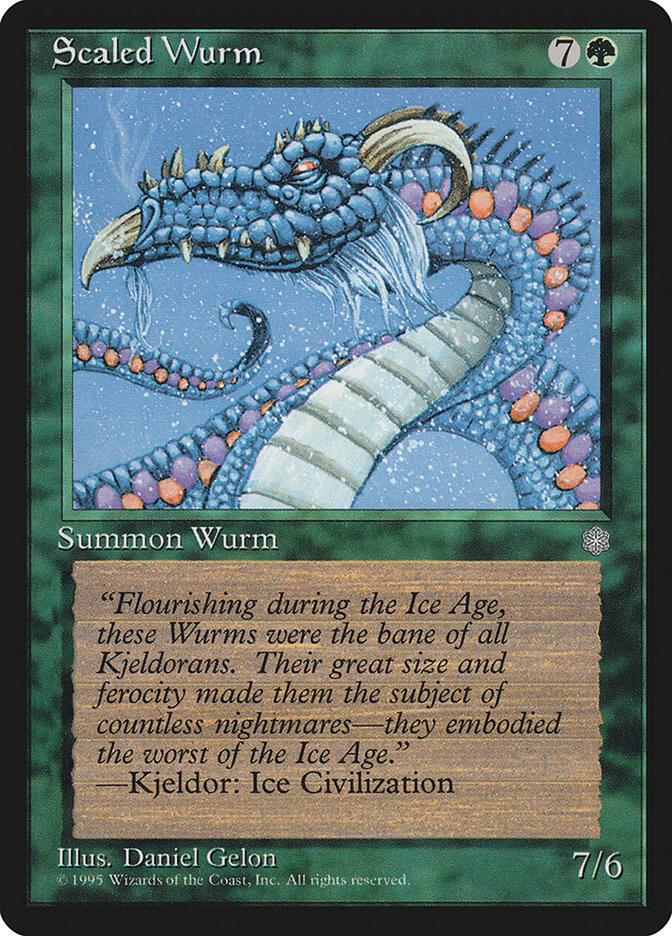 Mole Worms - Ice Age - Magic: The Gathering