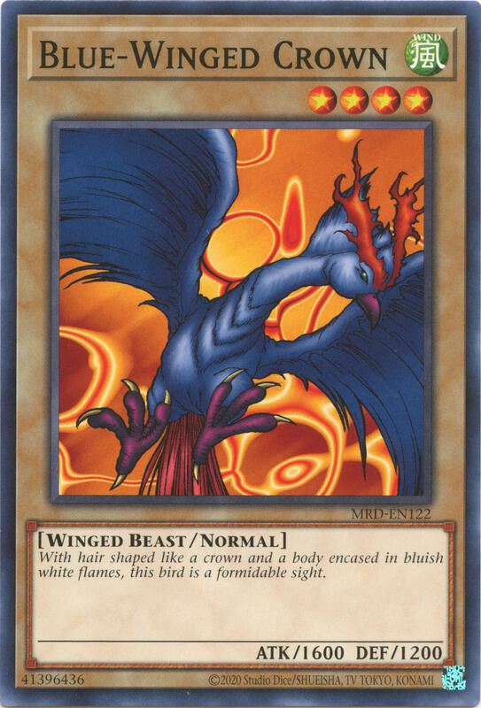 Blue-Winged Crown - Metal Raiders (25th Anniversary Edition) - YuGiOh ...