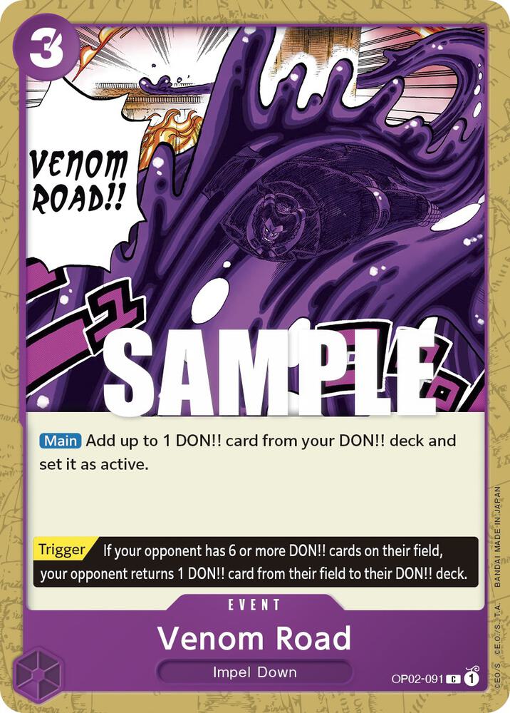 Venom Road - Paramount War - One Piece Card Game - TCGplayer.com