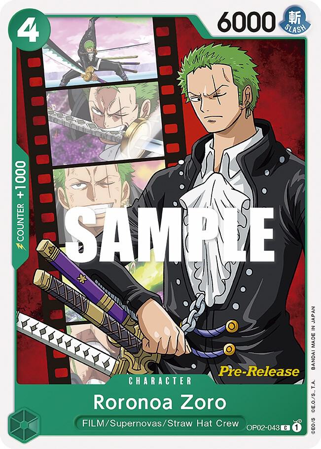 Roronoa Zoro - Paramount War Pre-Release Cards - One Piece Card Game - TCGplayer.com