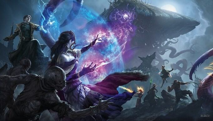 Aleksi Briclot Planeswalker Playmat for Magic: The Gathering (Kickstarter Exclusive) - Eldritch ...