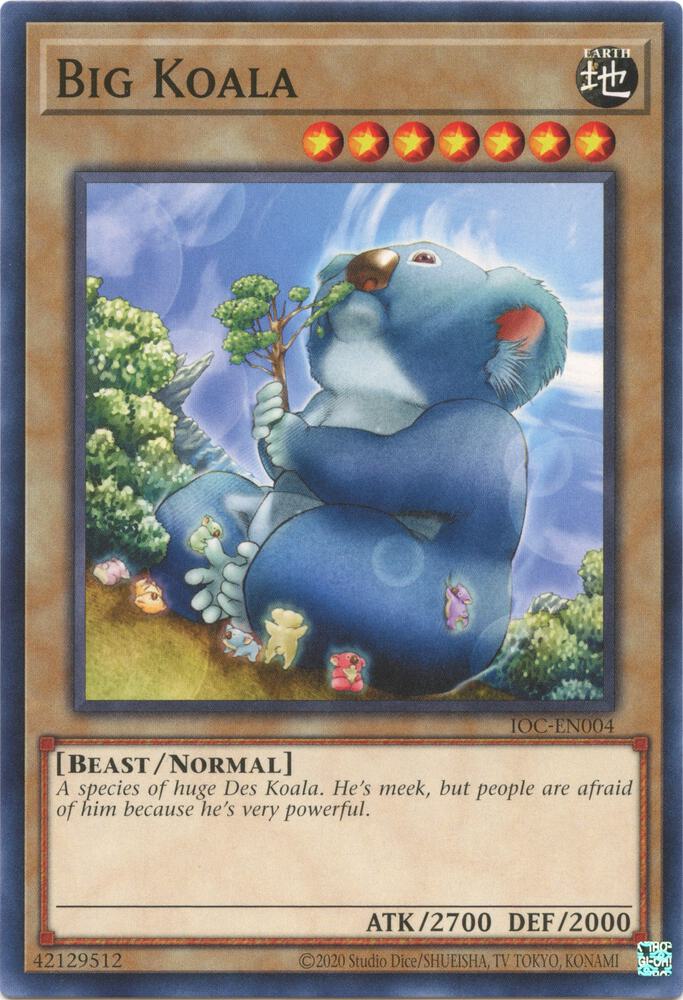 Big Koala - Invasion of Chaos (25th Anniversary Edition) - YuGiOh