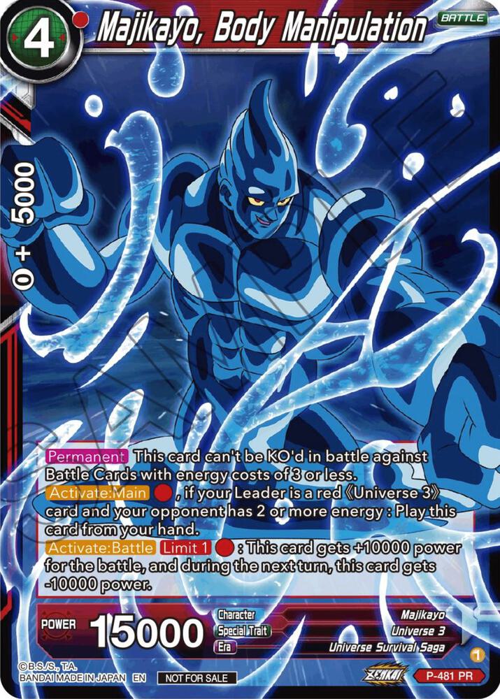 Majikayo, Body Manipulation (Zenkai Series Tournament Pack Vol.3 ...