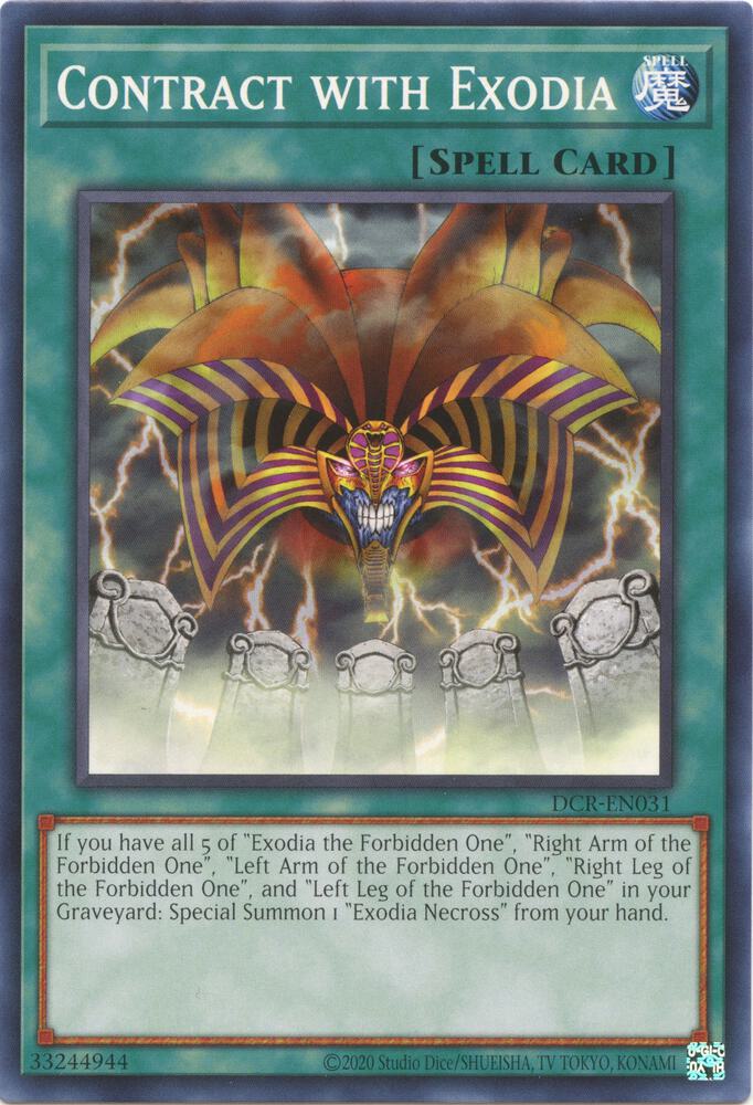 Contract with Exodia - Dark Crisis (25th Anniversary Edition) - YuGiOh ...