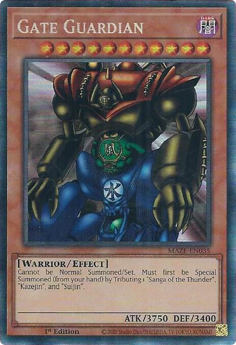 Gate Guardian (CR) - Maze of Memories - YuGiOh - TCGplayer.com