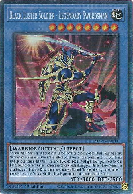Black Luster Soldier - Legendary Swordsman (CR) - Maze of Memories ...