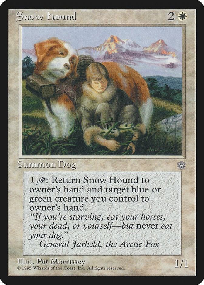 Snow Hound - Ice Age - Magic: The Gathering - TCGplayer.com