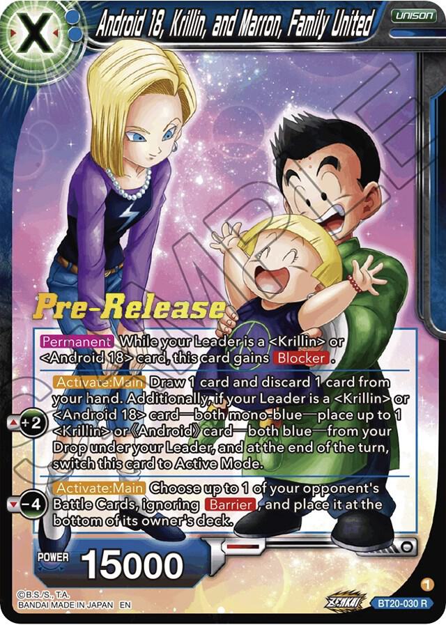 Android 18, Krillin, and Maron, Family United - Power Absorbed Pre ...