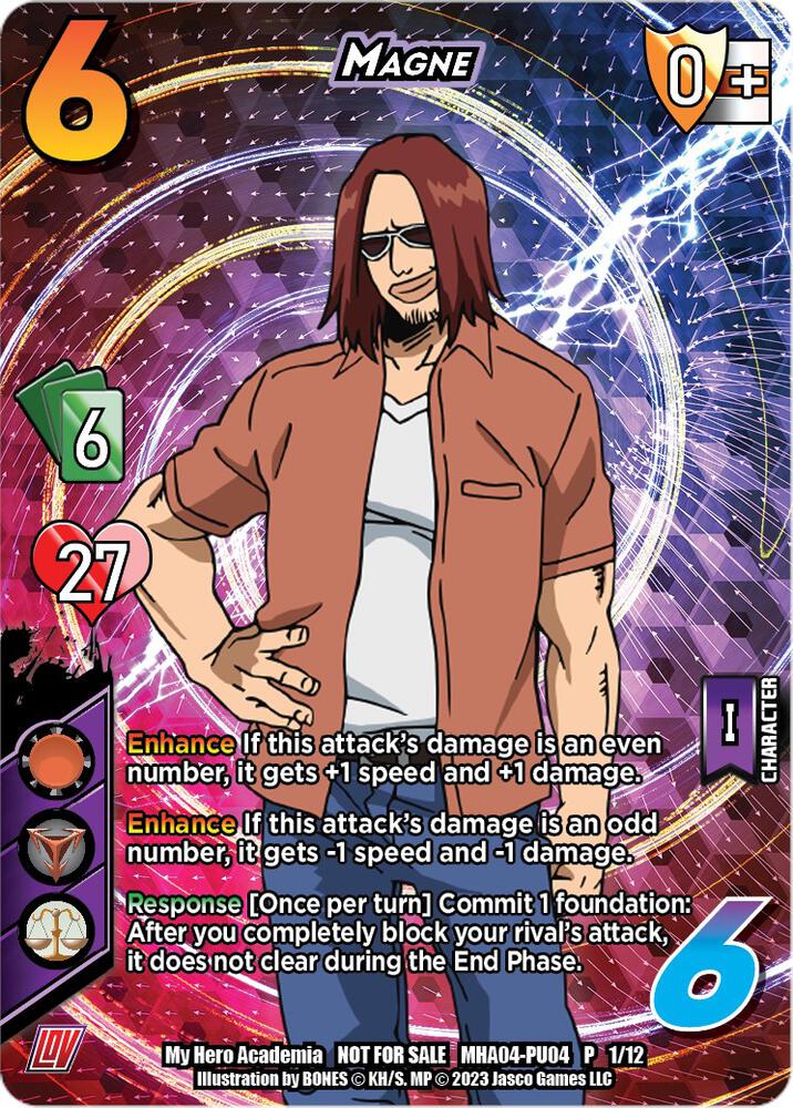 Magne (Plus Ultra Pack 4) - UniVersus: My Hero Academia Promo Cards ...