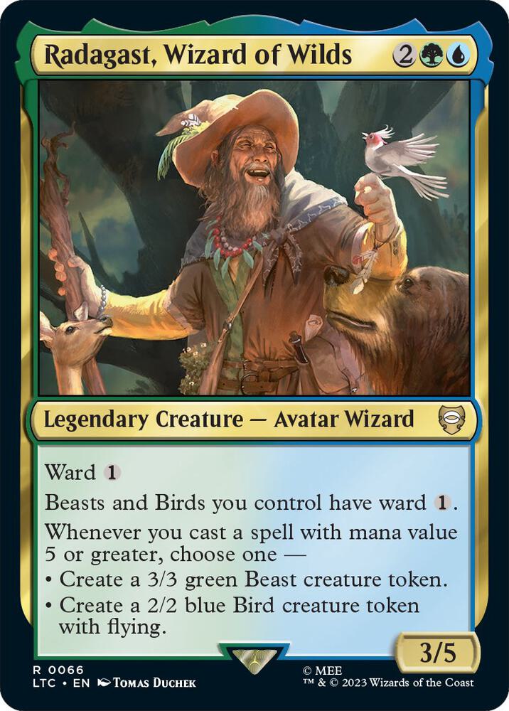 Radagast, Wizard of Wilds - Commander: The Lord of the Rings: Tales of ...