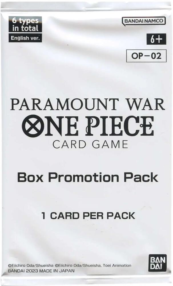 Box Promotion Pack - Paramount War - One Piece Card Game - TCGplayer.com