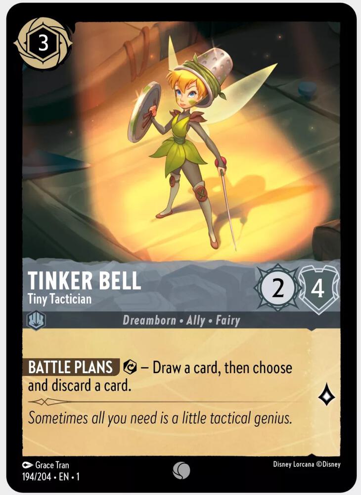 Tinker Bell - Tiny Tactician - The First Chapter - Disney Lorcana ...