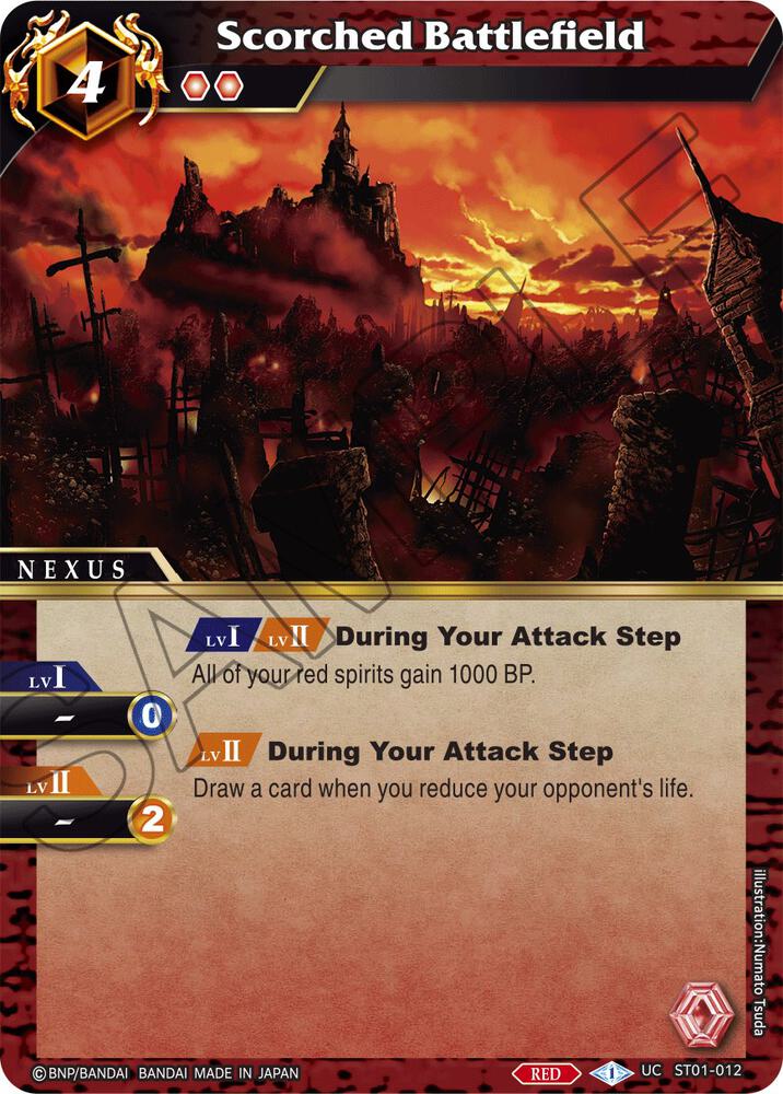 Scorched Battlefield - Starter Deck 01: Dragon Onslaught - Battle ...